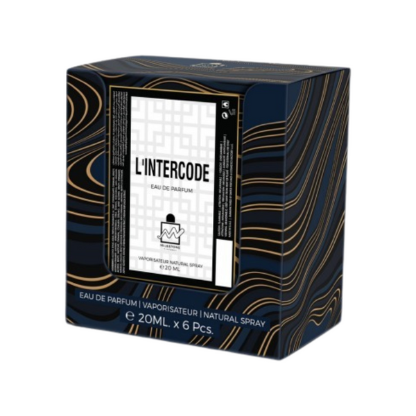 Milestone L'Intercode Eau De Parfum 5x 20ml Plus 1 Free Tester ...