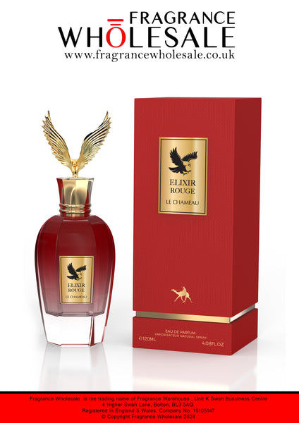 LE CHAMEAU Elixir Rouge (Unisex) 120ML Eau De Parfum – Fragrance Wholesale