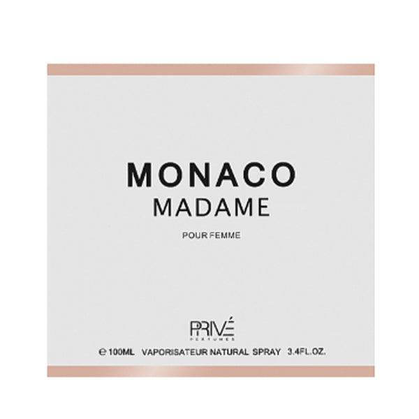 PRIVE Monaco Madame (Pour Femme) 100ML EDP – Fragrance Wholesale