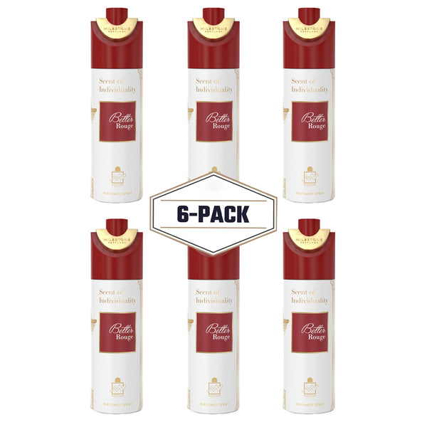 MILESTONE Better Rouge (Unisex) 200ML Deodorant 6 Pack – Fragrance ...