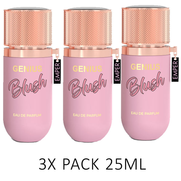 GENIUS Blush Eau De Parfum 25ml – 3-Pack by Emper – Fragrance Wholesale