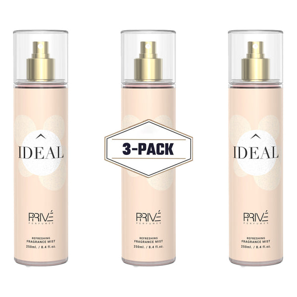 PRIVE Ideal - Body Mist - 250ml 3-Pack – Fragrance Wholesale