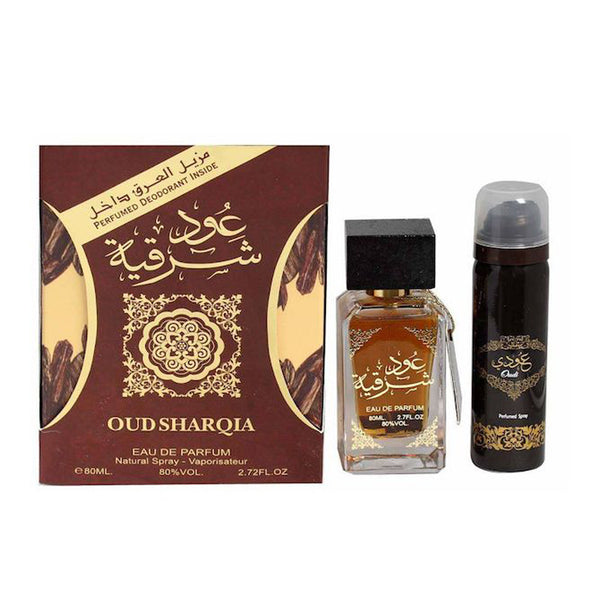 OUD SHARQIA by Ar Al Zaafaran 80ml EDP With Free DEO – Fragrance Wholesale